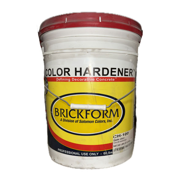 Brickform Concrete Color Hardener Dark Gray 100 - Shafer
