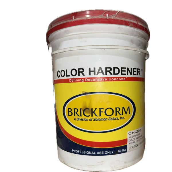 Brickform Concrete Color Hardener Medium Gray 200 - Shafer